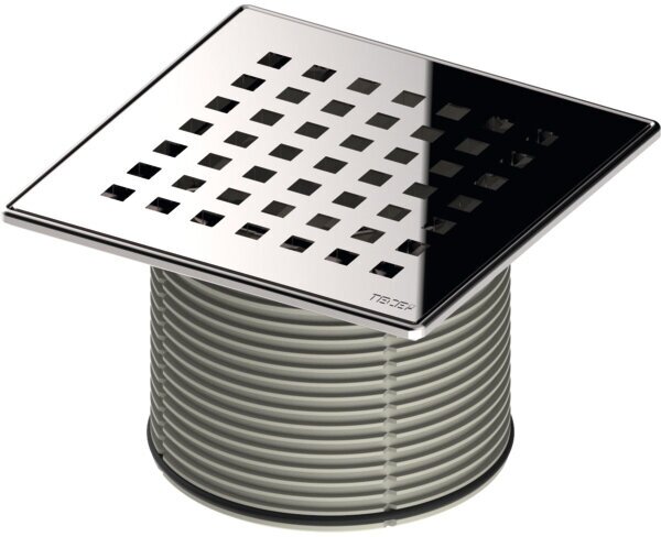 Декоративная решетка TECEdrainpoint 150мм "quadratum" с монтажным элементом, рамка из стали 3660008