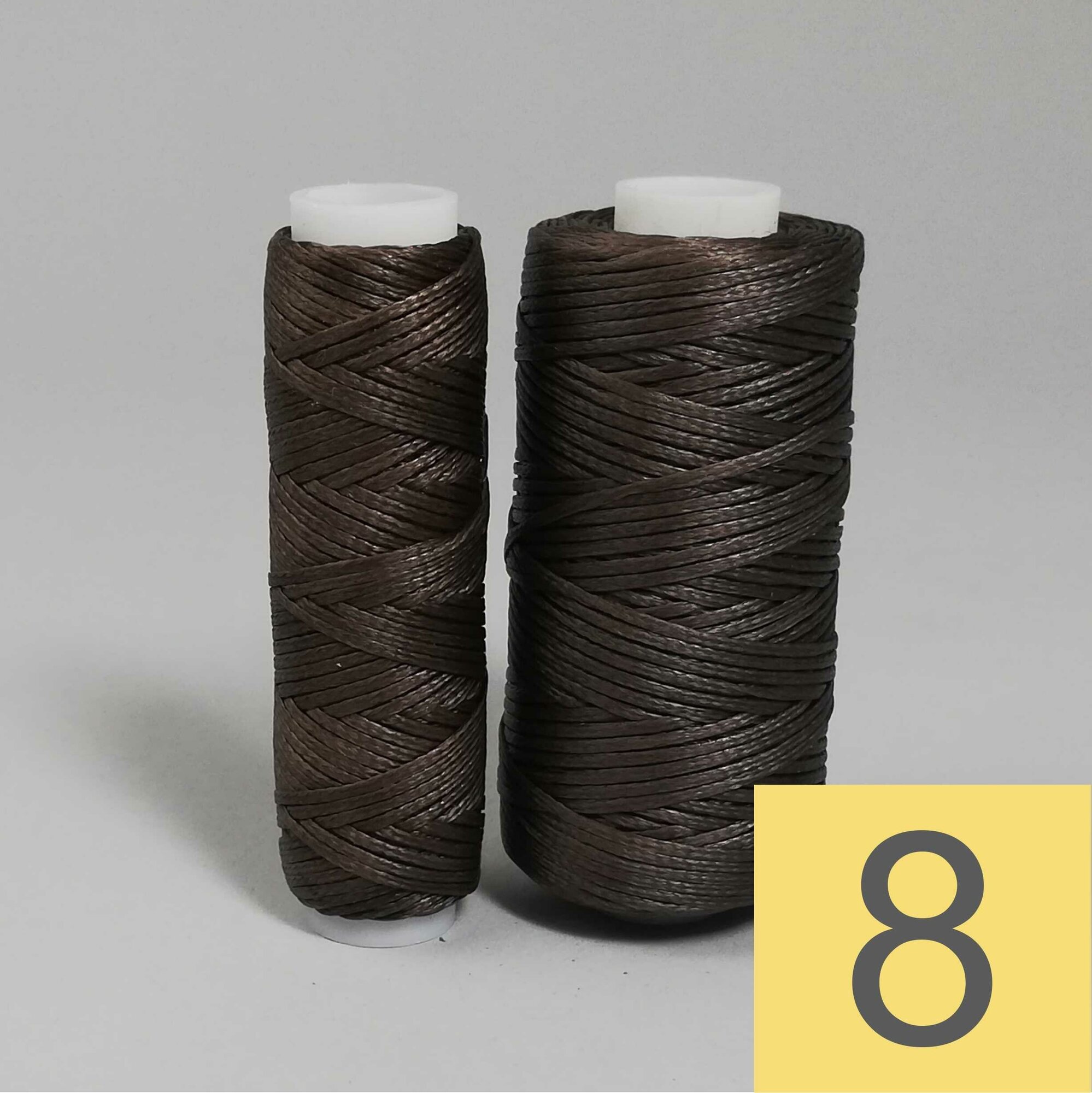 Нитки вощеные для кожи Размер: 0,8мм (D150). Намотка: 250 м цвет: Шоколад