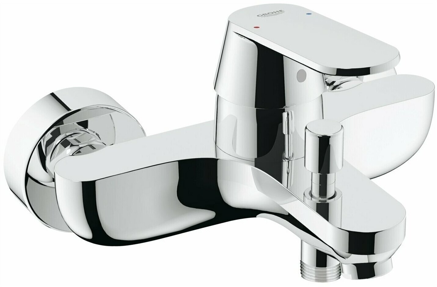Смеситель на борт ванны GROHE BauEdge 23562001GR хром