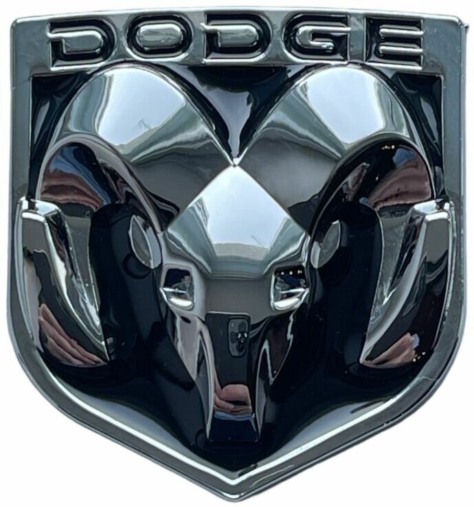 Эмблема шильдик Dodge / Додж размеры: 44x40 мм