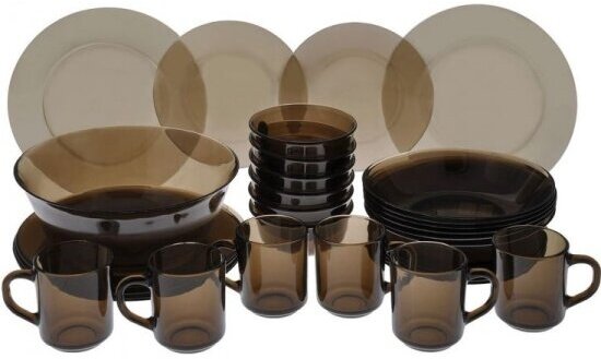 Столовый набор Luminarc амбьянте эклипс, 31 предмет