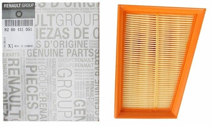 Фильтр воздушный Рено Дастер/Renault Duster I 2011-2015 1.6 K4M 2.0 F4R; Logan I, II 1.6 K4M; Megane II 1.4 K4J; Sandero I, II/Stepway 1.6 K4M; Ниссан Альмера/Nissan Almera III G15 1.6 K4M