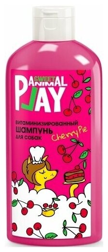 Animal Play Шампунь для собак и кошек Sweet витаминизированный Вишневый пай, 300 мл
