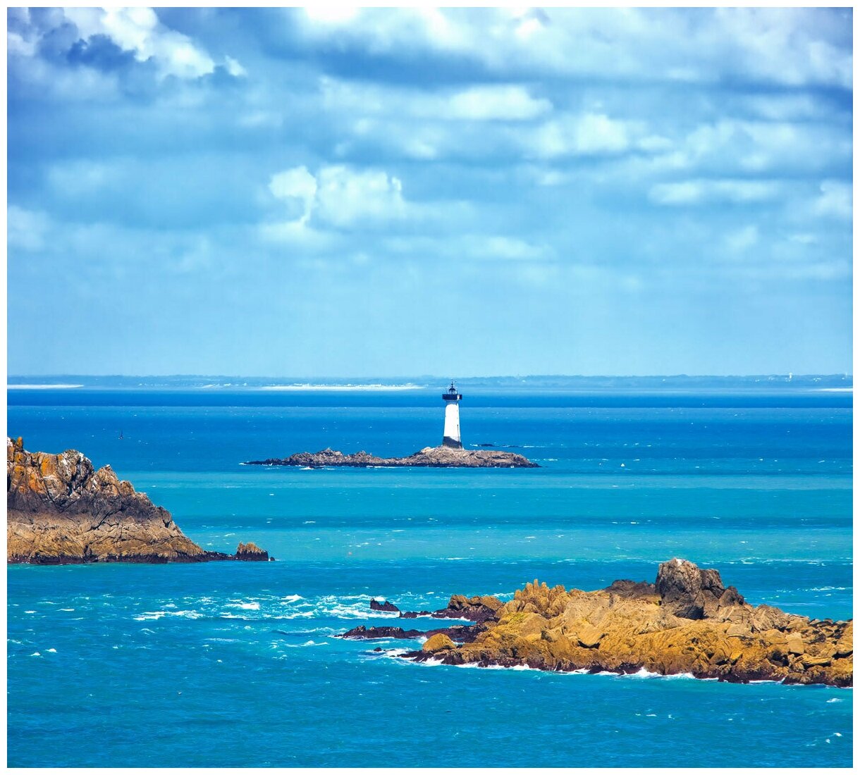 Фотообои 3d на стену флизелиновые HARMONY Белый маяк 300х270 см HD3-060 фото обои на стену 3д