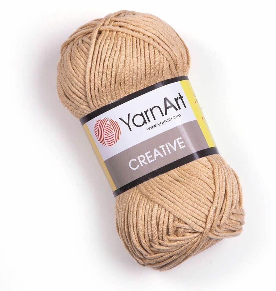 Пряжа Creative (YarnArt), св. бежевый - 233, 100% хлопок, 5 мотков, 50 г, 85 м.