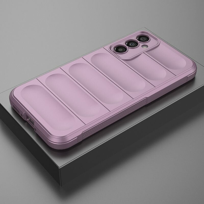 Противоударный чехол Flexible Case для Samsung Galaxy A34 5G сиреневый