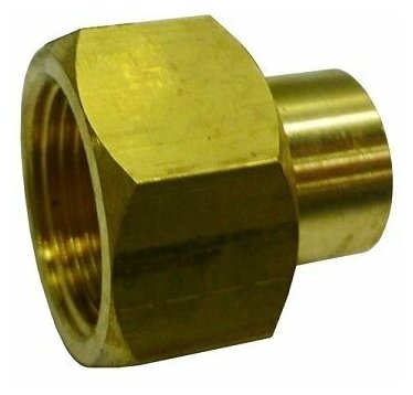 Переходник / штуцер резьба мама - 1/4" - резьба мама - 1/8" для компрессора, пневмоинструмента