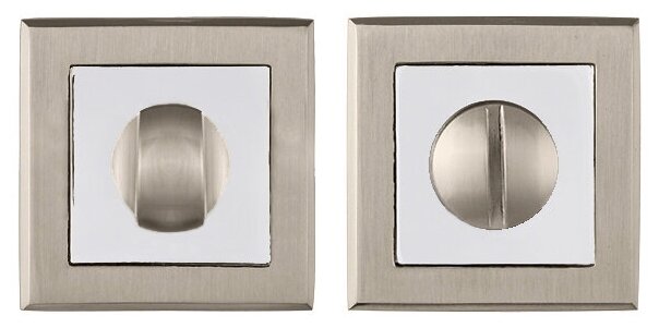 Ручка Punto (Пунто) поворотная BK6. K. QL52 (BK6 QL) SN/CP-3 матовый никель/хром