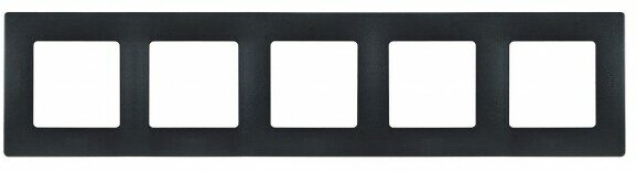 Legrand (Легранд) Рамка 5 постов антрацит, Etika 672585