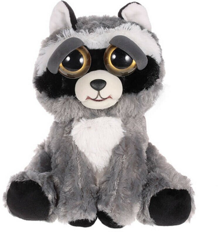 Мягкая игрушка Feisty Pets Злой / Добрый Енот Подлый Рампи / 22 см