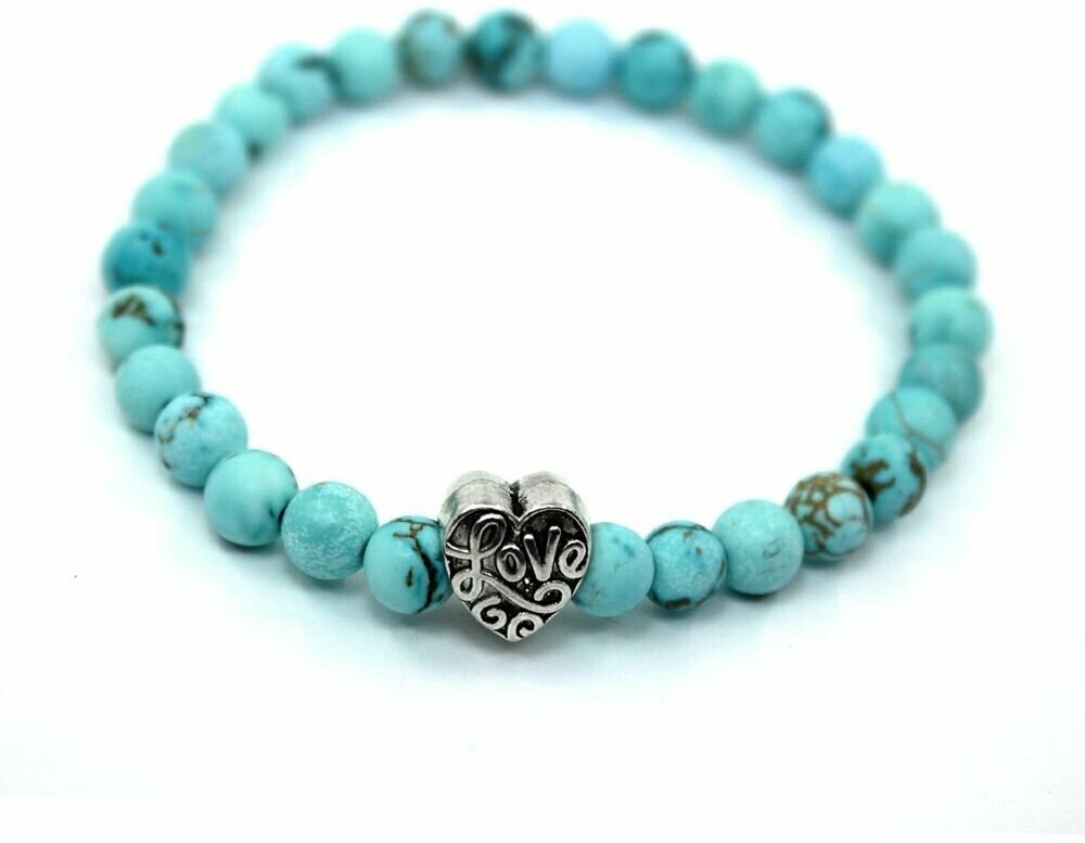 Браслет-нить, бирюза