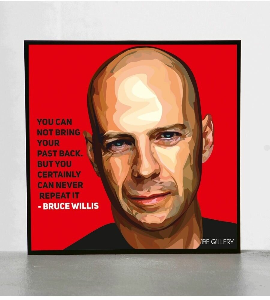 Картина постер Поп-арт Брюс Уиллис Крепкий Орешек Декор