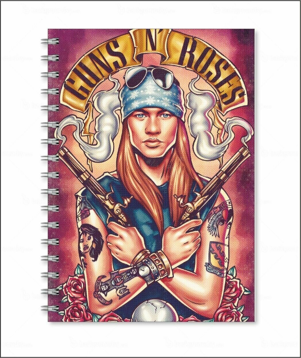 Тетрадь Guns N Roses - Ганз-Н-Роузиз № 5