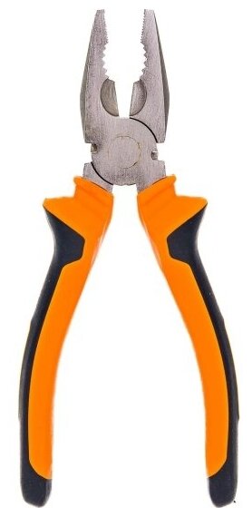 Пассатижи Вихрь , 180мм, никелированные, двухкомпонентные рукоятки, 73/6/3/7