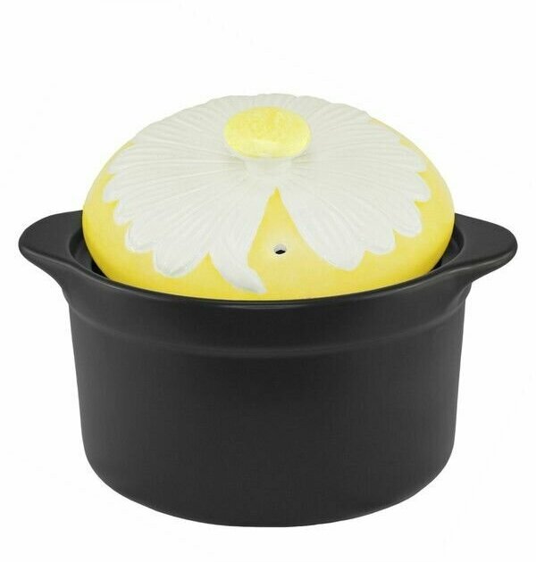 Кастрюля керамическая / с крышкой, 6 л / Fiore, Lenardi