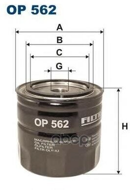 Фильтр масляный Filtron арт. OP562