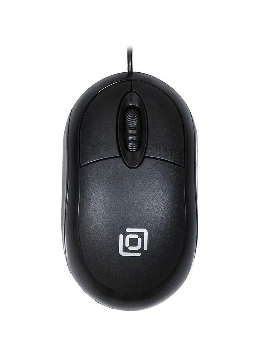 Мышь проводная OKLICK 105S черный (USB, 800dpi, 3but) (400941)
