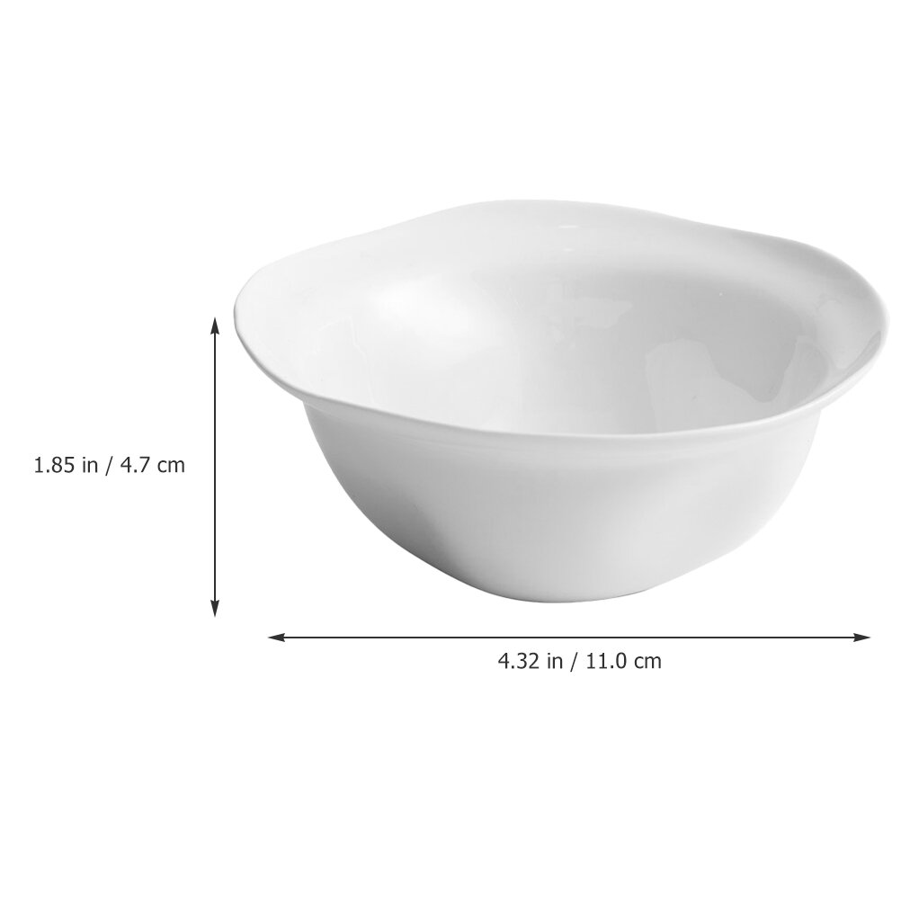 Глубокая Ceramic Посуда для Фруктов, Салатов и Снеков, 11.00x11.00x4.70 см