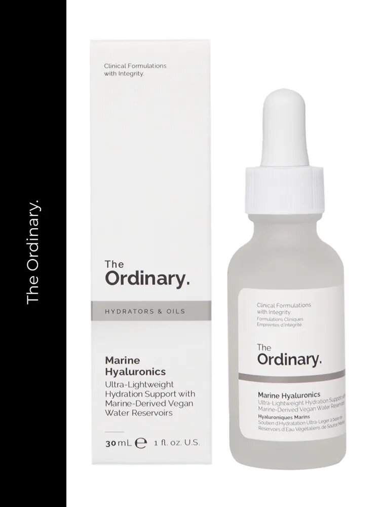 Увлажняющая сыворотка для лица Marine Hyaluronics The Ordinary, объем 30мл, против сухости и раздражения