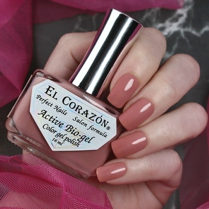 El Corazon лечебный лак для ногтей Активный Био-гель №423/1332 Jelly Camouflage 16 мл.