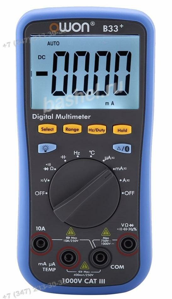 OWON B33+ с bluetooth, Мультиметр цифровой