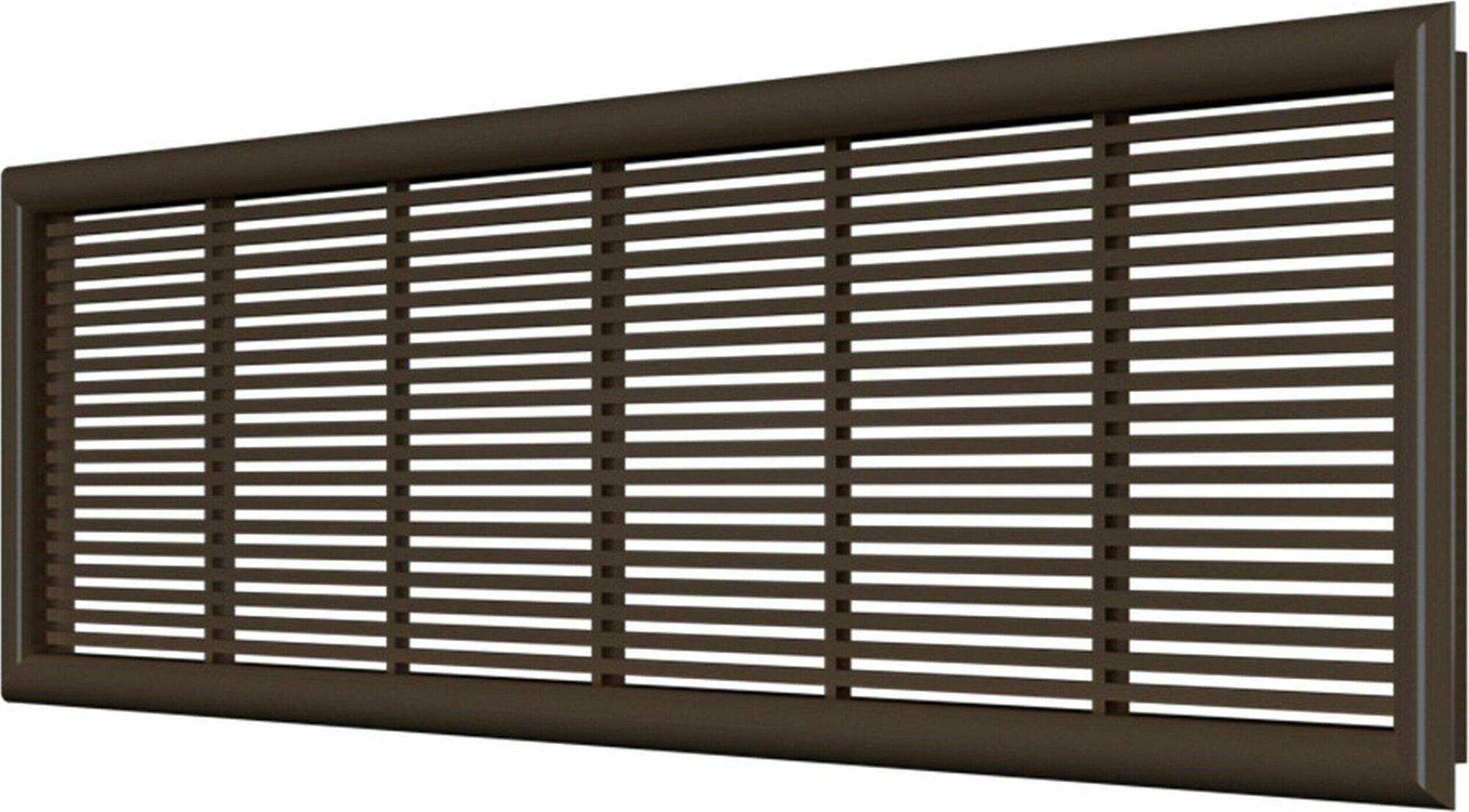 Решетка вентиляционная приточно-вытяжная ERA 2307ДП коричневая