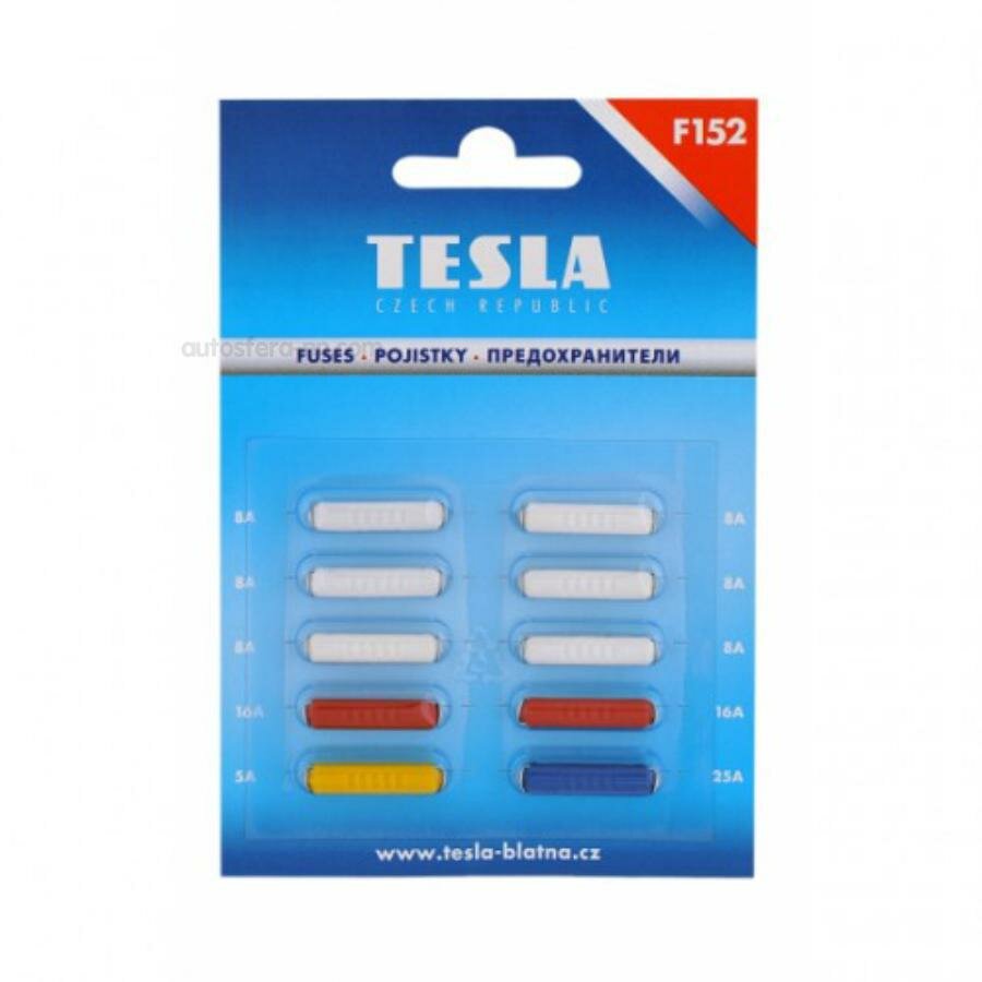 TESLA F152 Предохранитель (1*5A, 6*8A, 2*16A, 1*25A) (F 152) кт. TESLA