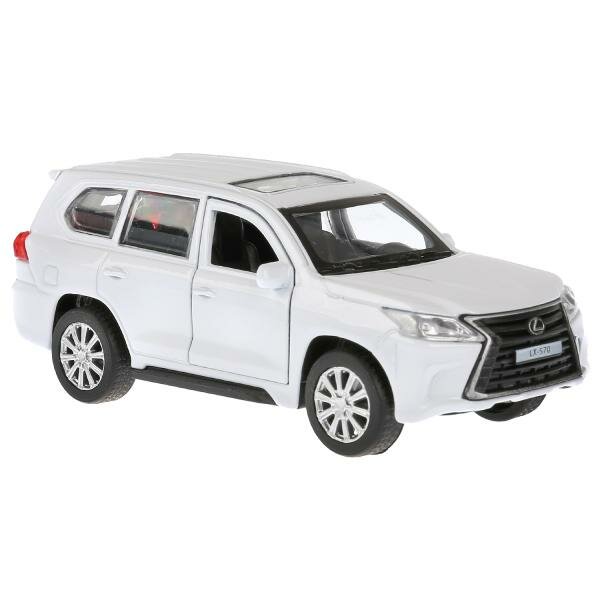 Машинка Технопарк модель Lexus LX 570 белый, 12 см.