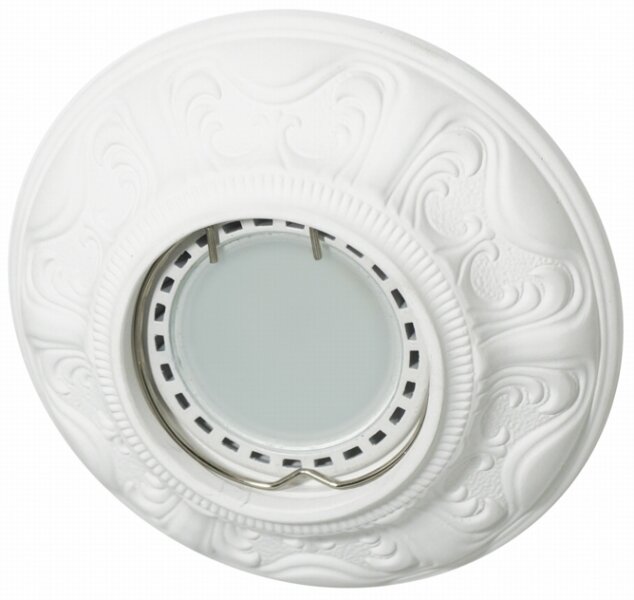 Светильник гипсовый встраиваемый mr 16 Roden RD-123 Wh