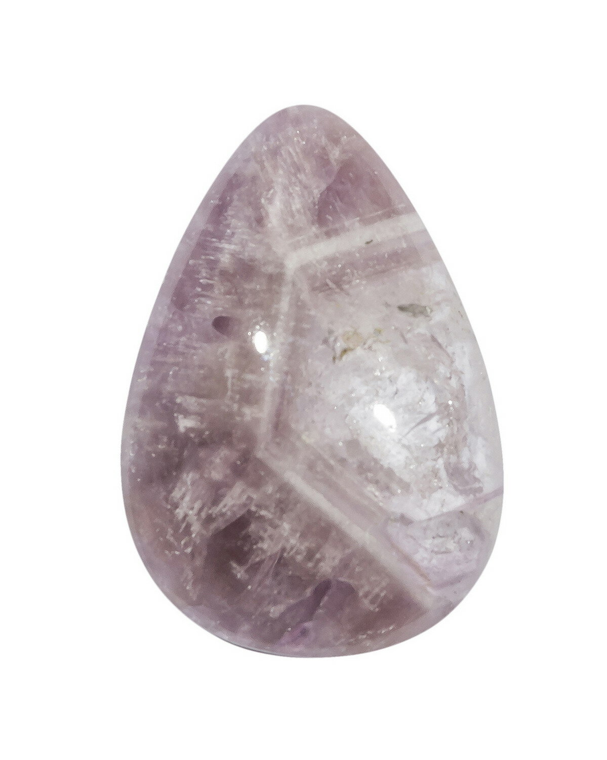 Кабошон Аметист 41х28х8 мм.