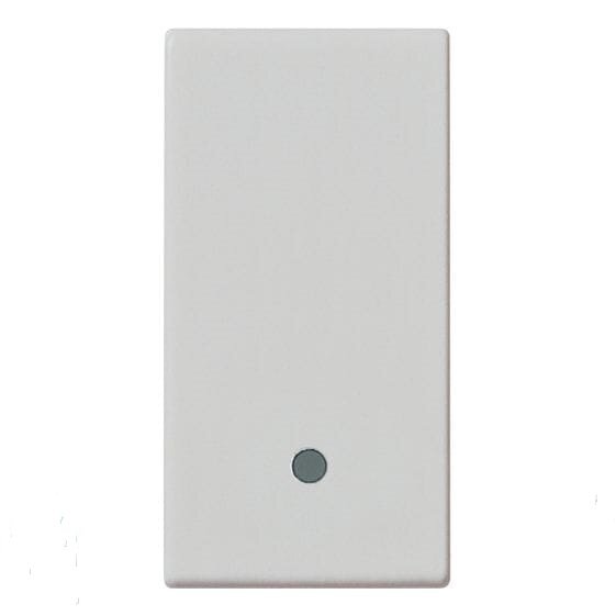 Клавиша Vimar PLANA на 1 модуль с индикатором "кольцо", серебро 14021. SL