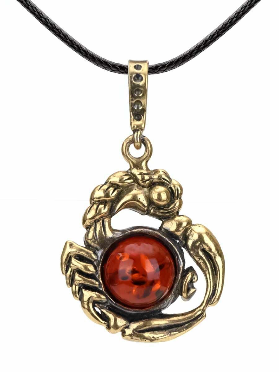 Подвеска, янтарь