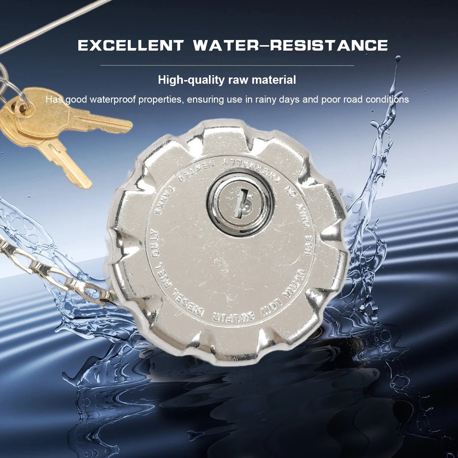 3-дюймовая запирающаяся крышка топливного бака для моделей грузовиков Volvo VN и VNL для тяжелых грузовиков, алюминий 20770691