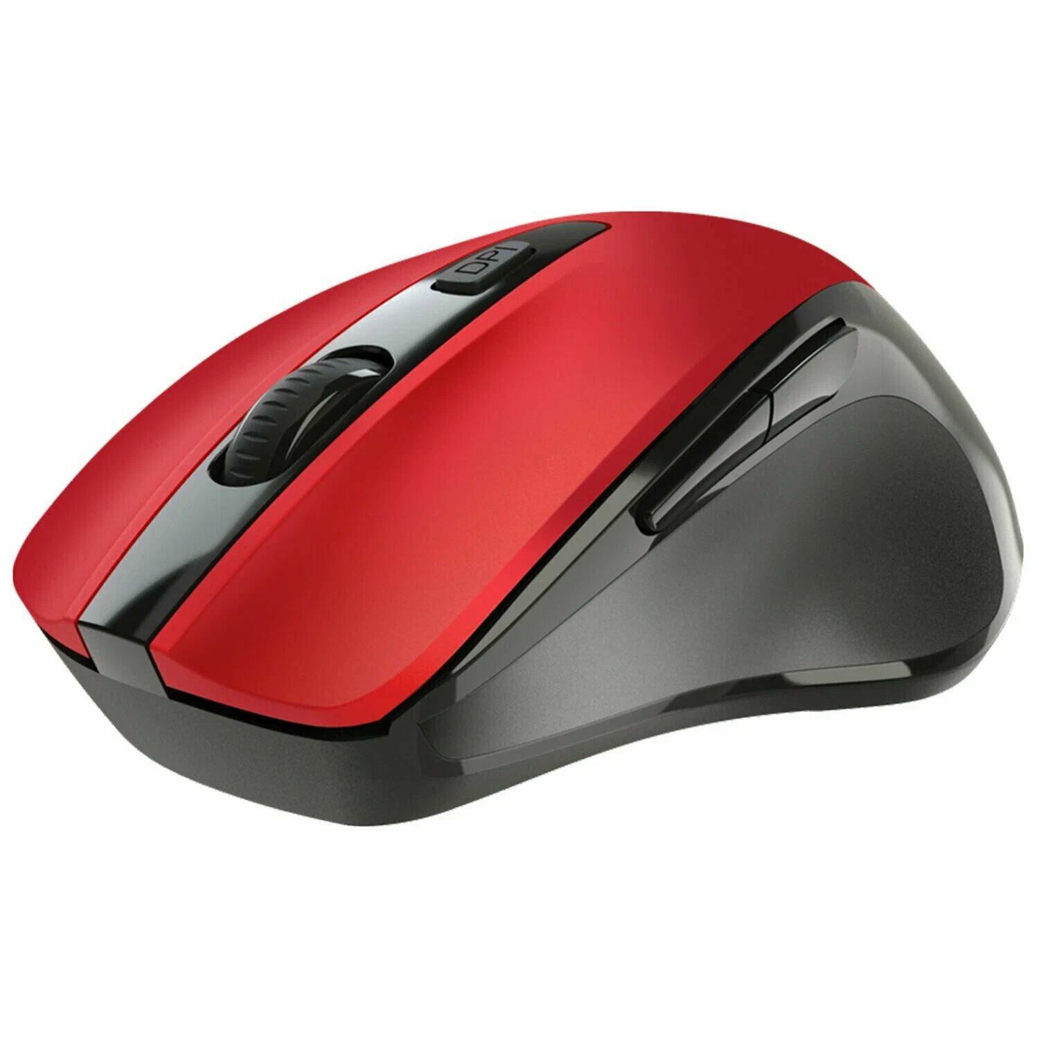 Мышь беспроводная Defender Prime MB-053, 1600 dpi, USB, красный (52052)