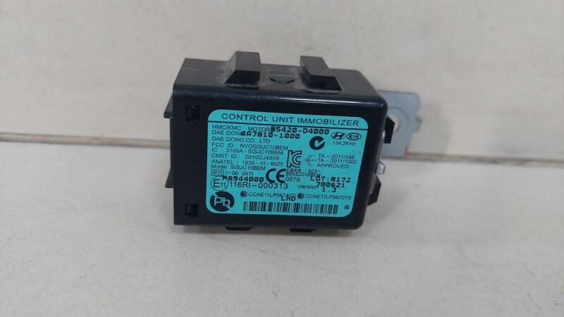 Иммобилайзер Hyundai Solaris 2017 кат.номер: 95420D4000