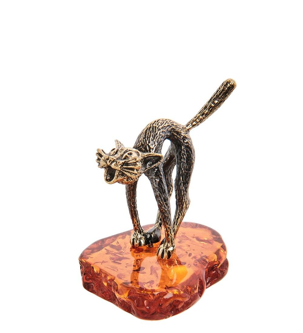 Фигурка Мартовский кот (янтарь)