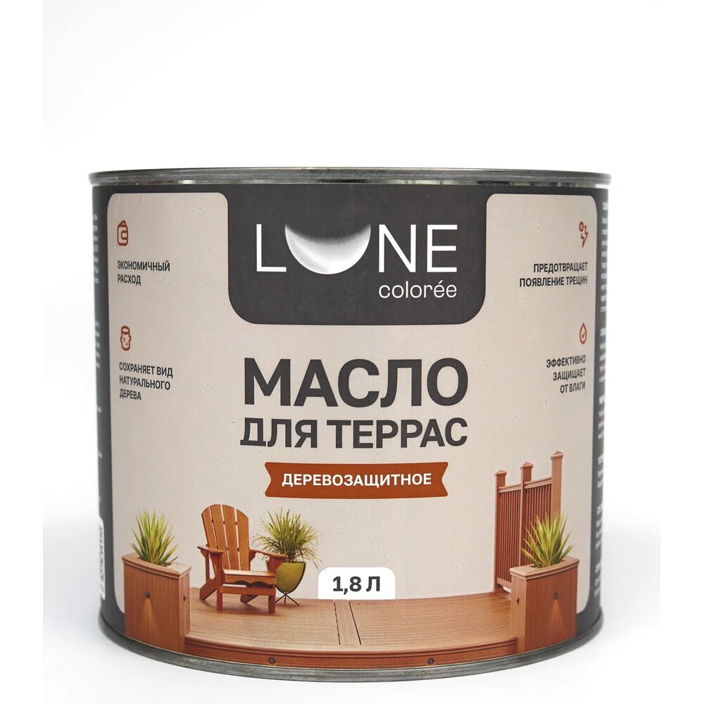 Lune Coloree Масло для террас цвет венге 1,8кг 38920