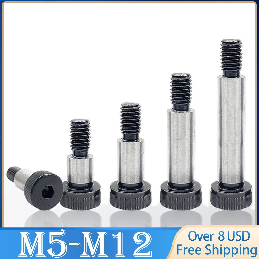Стальные болты с шестигранной головкой M5-M12, длина 8-100 мм d8-M6 x2pcs, 30mm