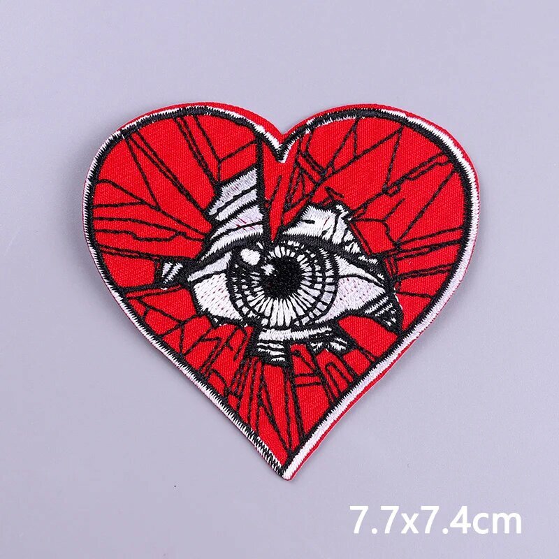 Вышитые нашивки Таро смерти pulaqi Красный, PE7200CT