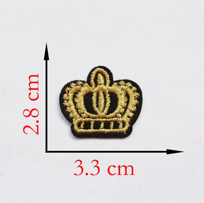 Нашивка с вышивкой Якорь Корона 8