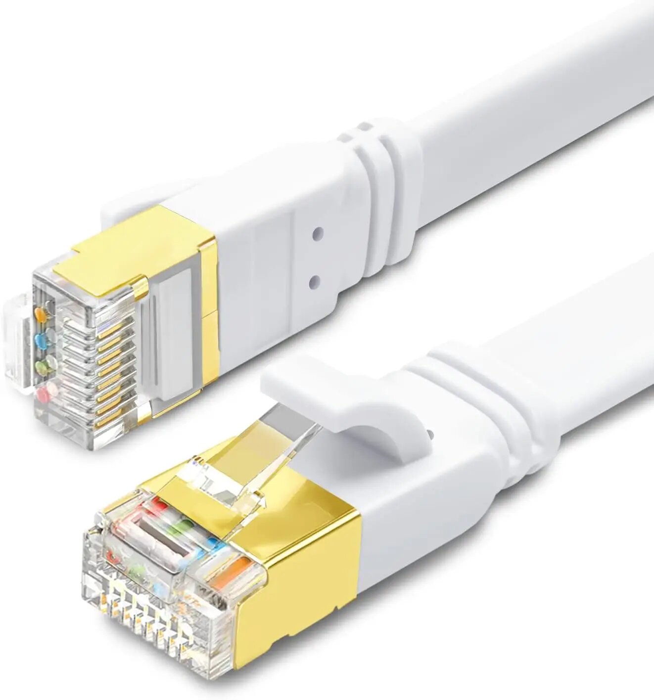 Экранированный сетевой кабель Ethernet RJ45 Cat7 для модема, маршрутизатора, локальной сети, ПК 1 м 2 м 3 м 5 м 10 м 20 м 30 м
