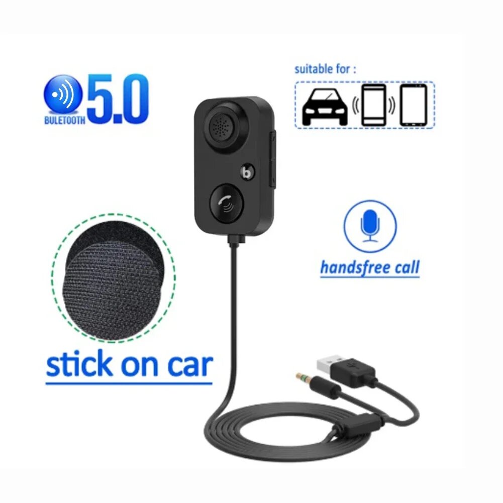 Автомобильный приемник Bluetooth-совместимый USB AUX автомобильный беспроводной приемник USB FM-модулятор для громкой связи автомобильный усилитель динамик наушники