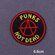 Патч вышитый "Punks Not Dead" черный, 6.6см, PE6658CT