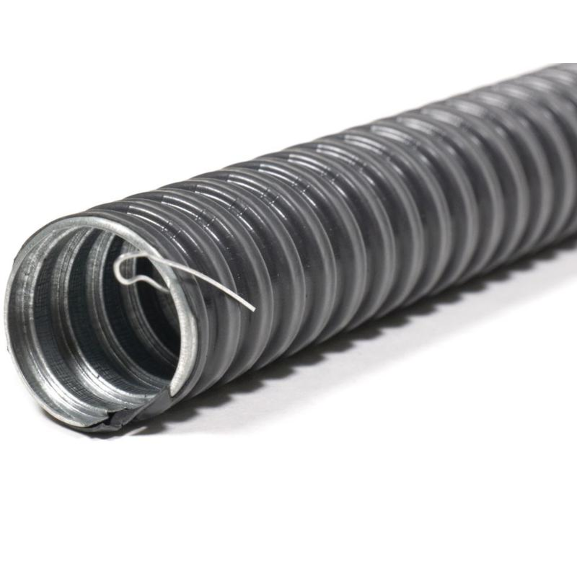 Металлорукав в ПВХ изоляции РЗ-ЦПнг-32 с протяжкой (уп.25м) гофроматик/зэтарус zeta44708