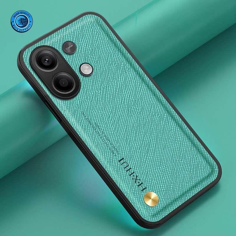 Кожаный Чехол На Redmi Note 13 4G(Редми Ноут 13 4G) Классический Роскошный Деловой, Прочный Чехол Для Мужчин И Женщин