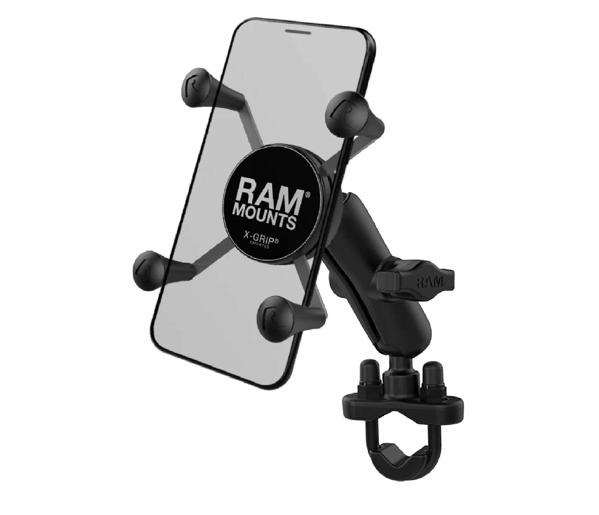 RAM-B-149Z-UN7U RAM X-Grip Мото крепление на руль диаметр от 12,7 - 32 мм для телефона, муфта 95 мм. (Размер В)