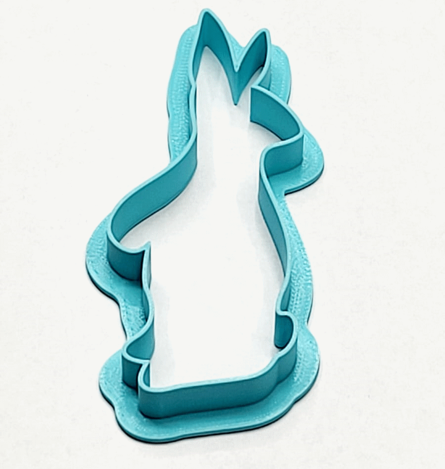 Форма для печенья/пряников "Зайчик" (Голубой (Тиффани))