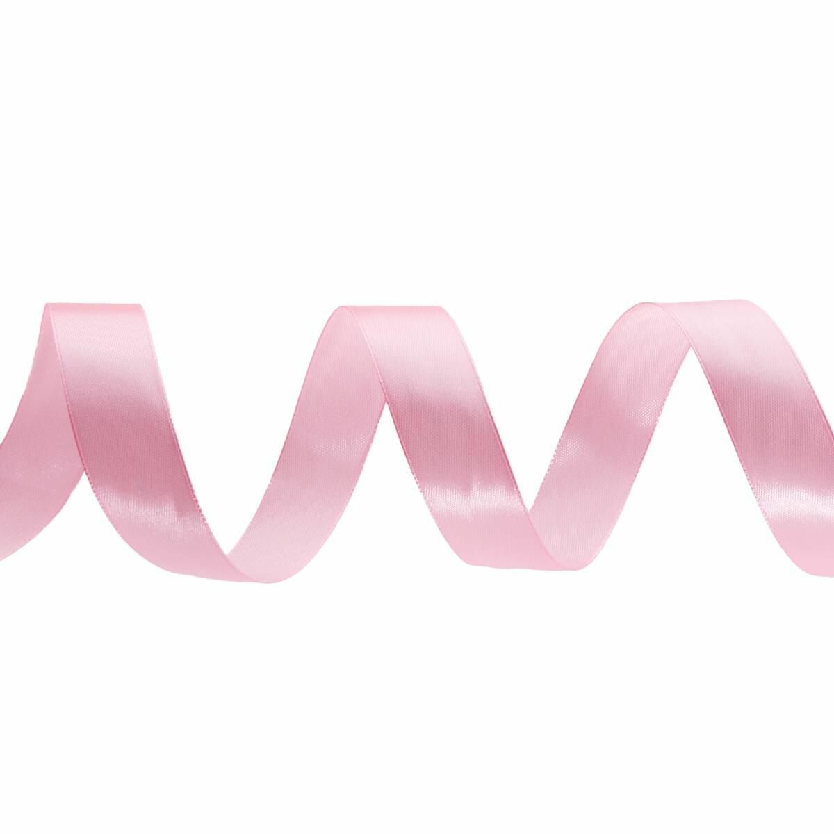 Лента айрис Атласная, 2,5 см, 22,86 м, цвет 010, светло-розовая