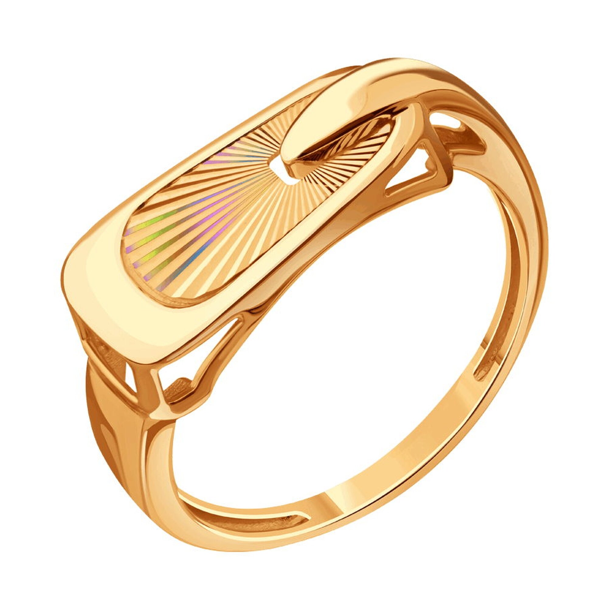 Кольцо Diamant online, красное золото, 585 проба