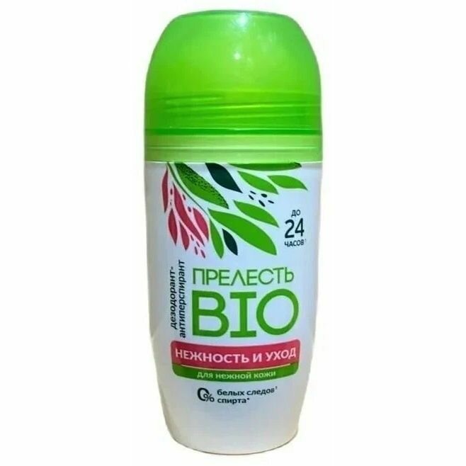 Дезодорант Прелесть "Уход и защита", Био, ролик, 50 мл (46 60222 72185 3)